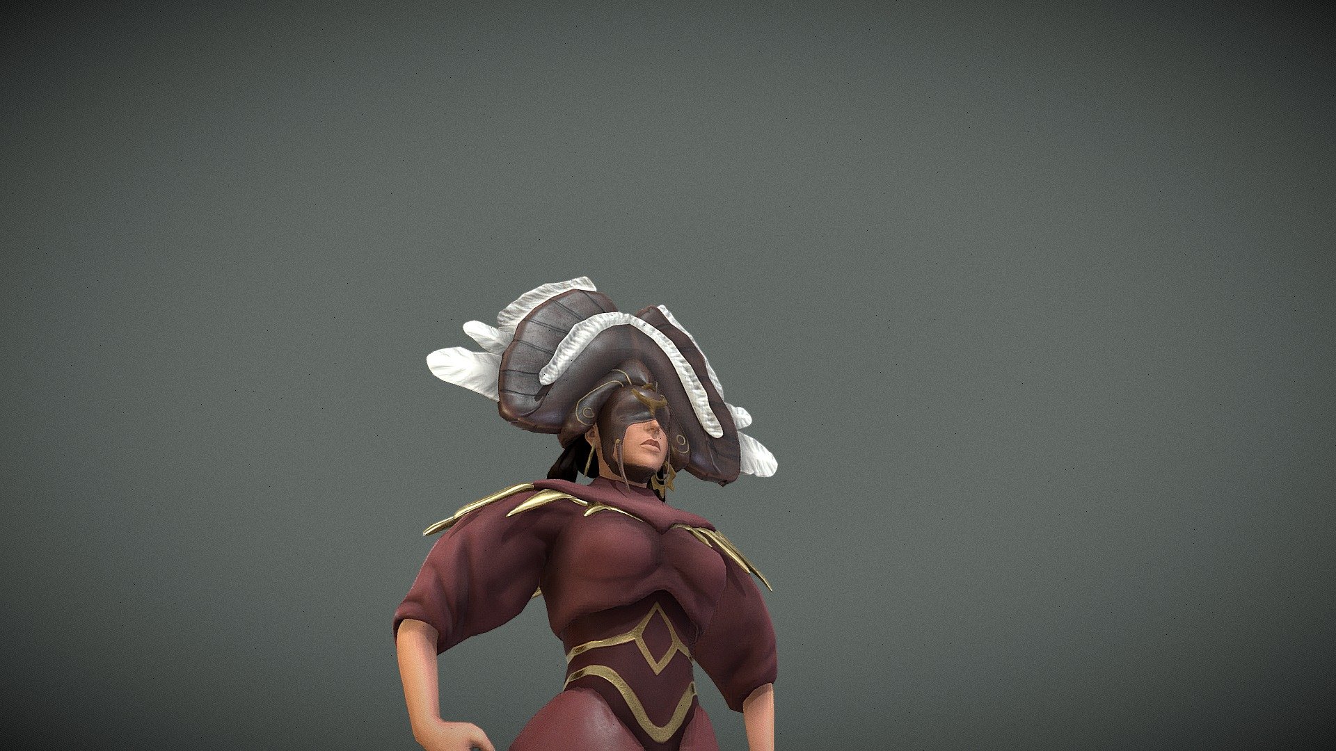 Moth Lady Class Project - 3D model by OlverArt (@JasmineOlvera ...