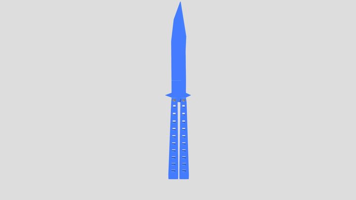 Butterfly-knife 3D models - Sketchfab