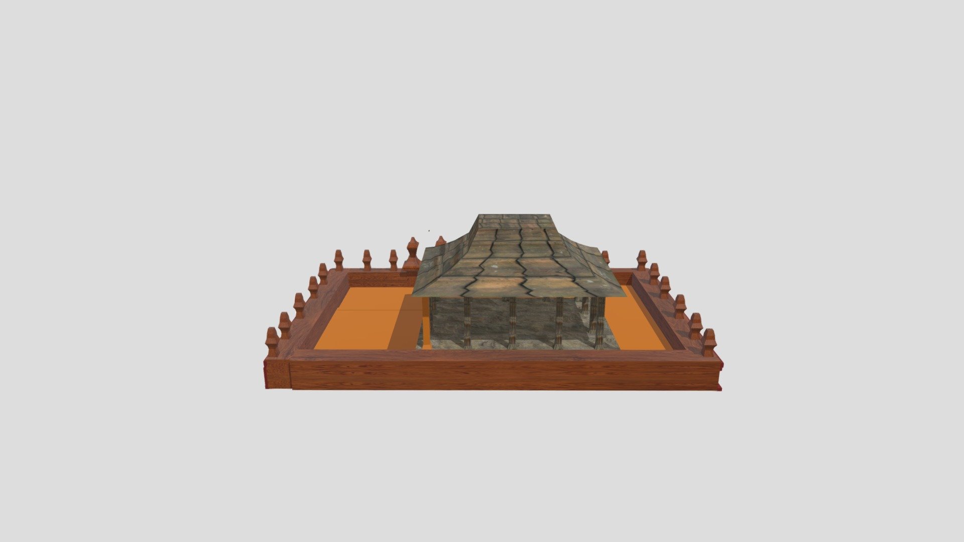 Rumah adat kasepuhan Cirebon - 3D model by muhammadrevaam [51c6e3e ...