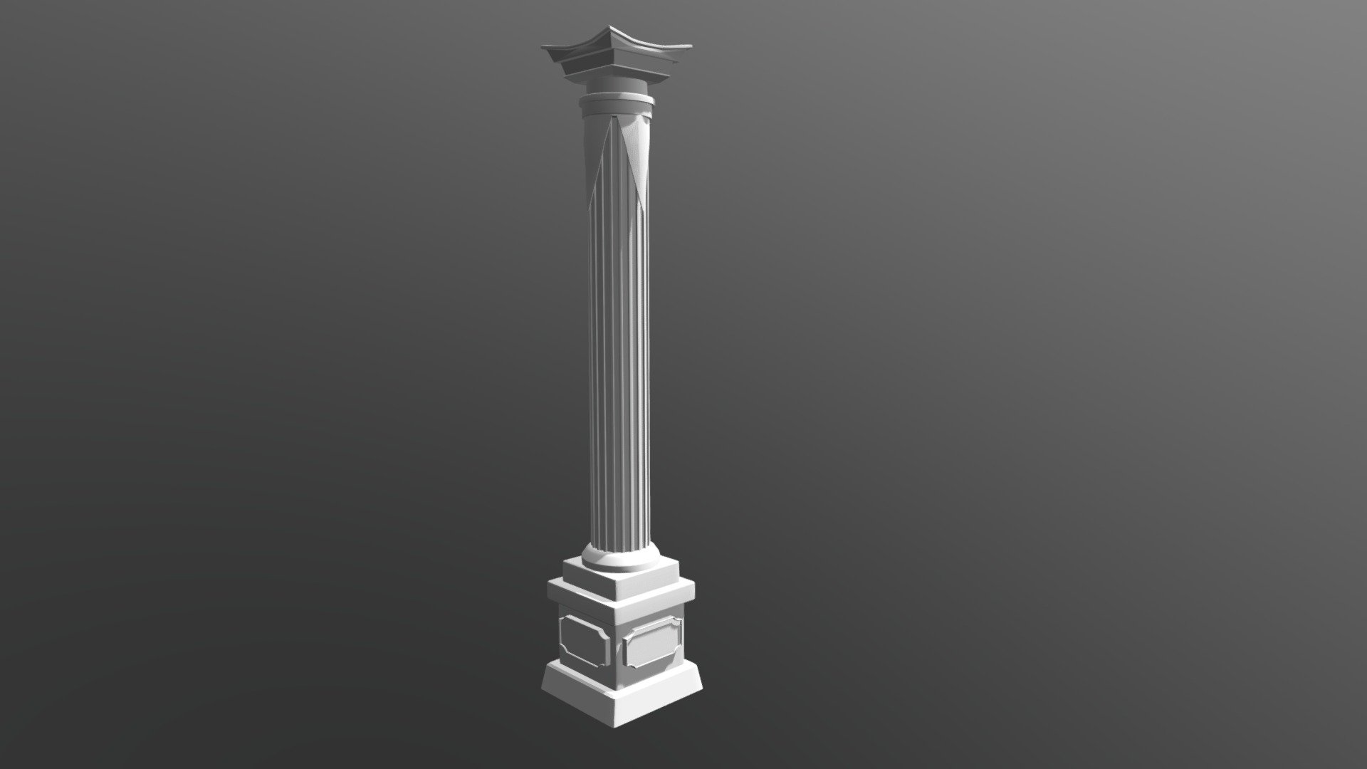Column with Flags - 3D model by sabiapril [51c6eb2] - Sketchfab