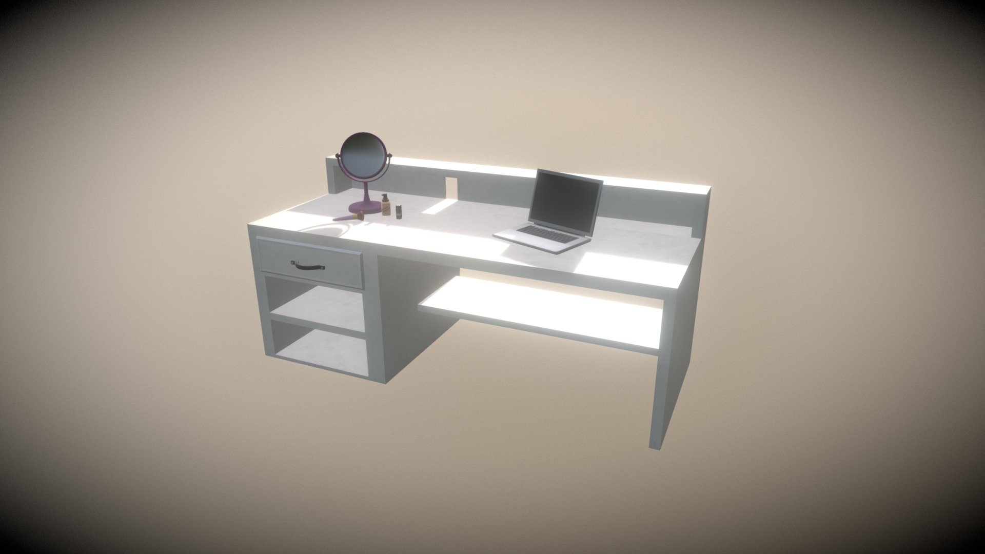 Desk, with extra assets - Final Major Project - 3D model by Pixodyssey ...