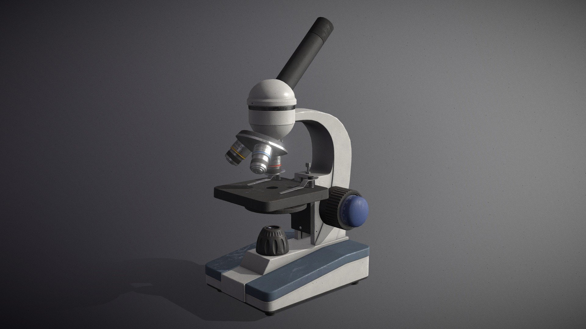 m150 Compound Microscope - 3D model by Triple_0t [51c8f99] - Sketchfab