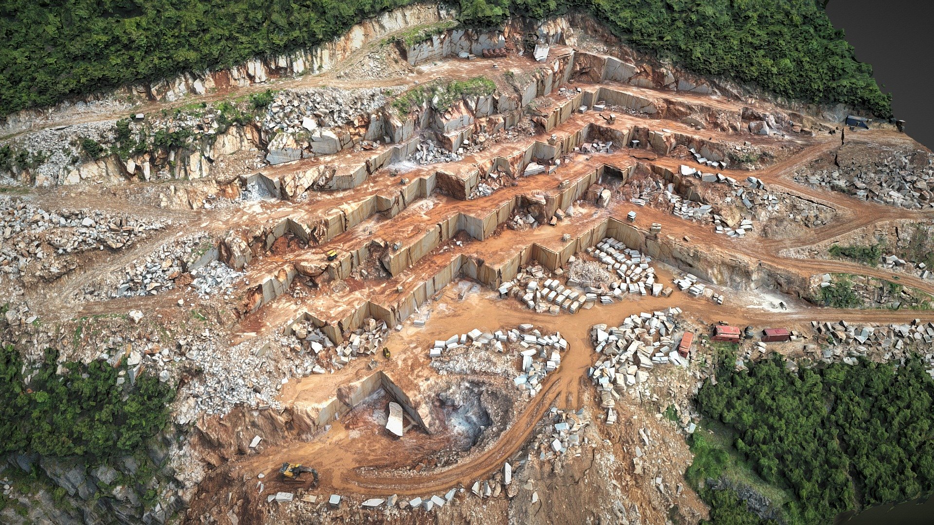 Alex Marble Quarry in 3D - 3D model by Dimitrios Vogiatzis (@dvogiatzis ...