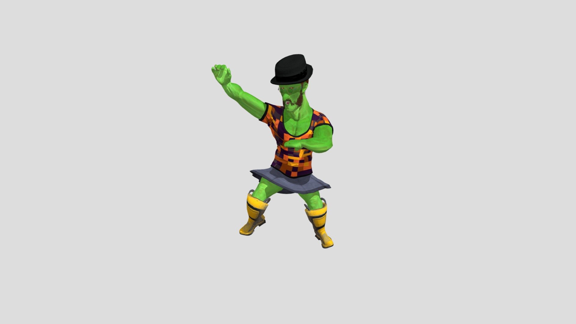 Gangnam Style - Download Free 3D model by Alban_Le [51c92dc] - Sketchfab