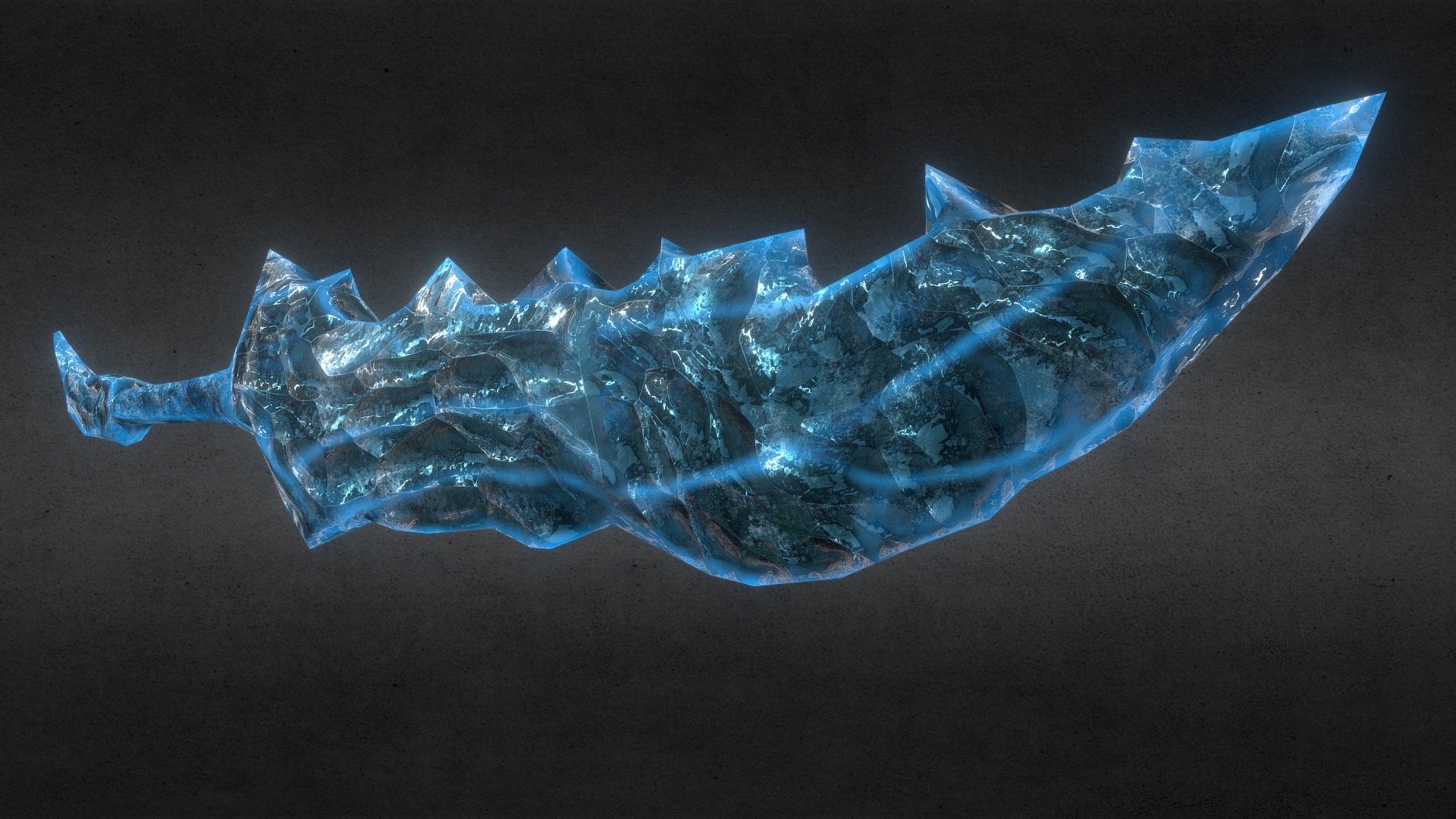 Ice Long Sword (low poly) - Download Free 3D model by Marcin ...