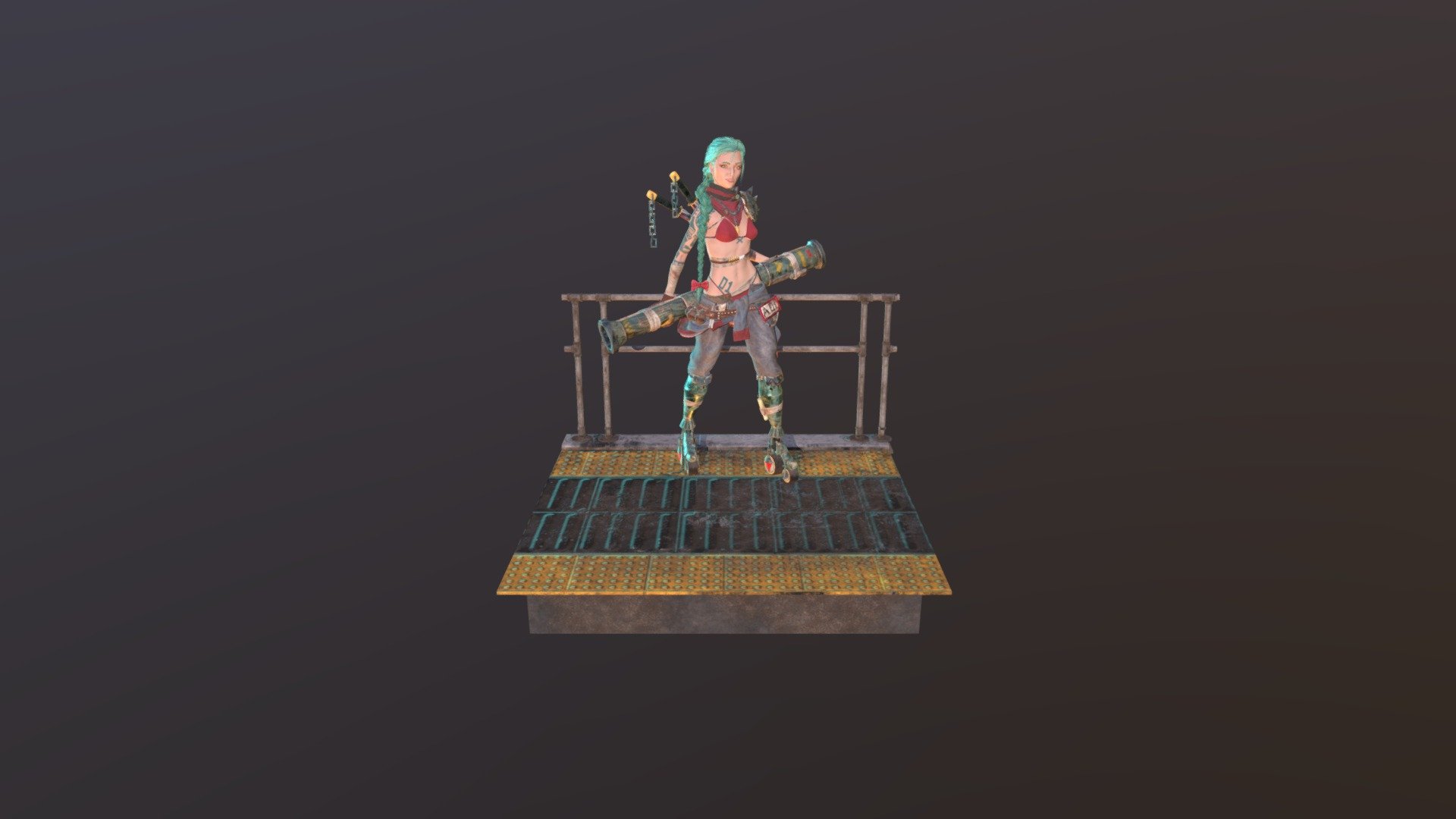 01-Waste Punk - 3D model by Edgar Teba Mateo (@edteba) [51caa51 ...