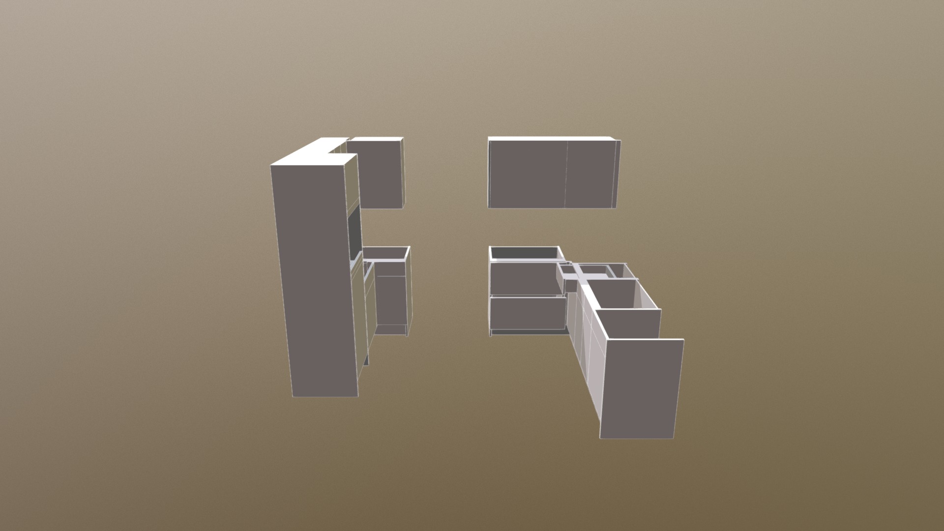 Kitchen - 3D model by nick-edw (@nikedw) [51cb1aa] - Sketchfab