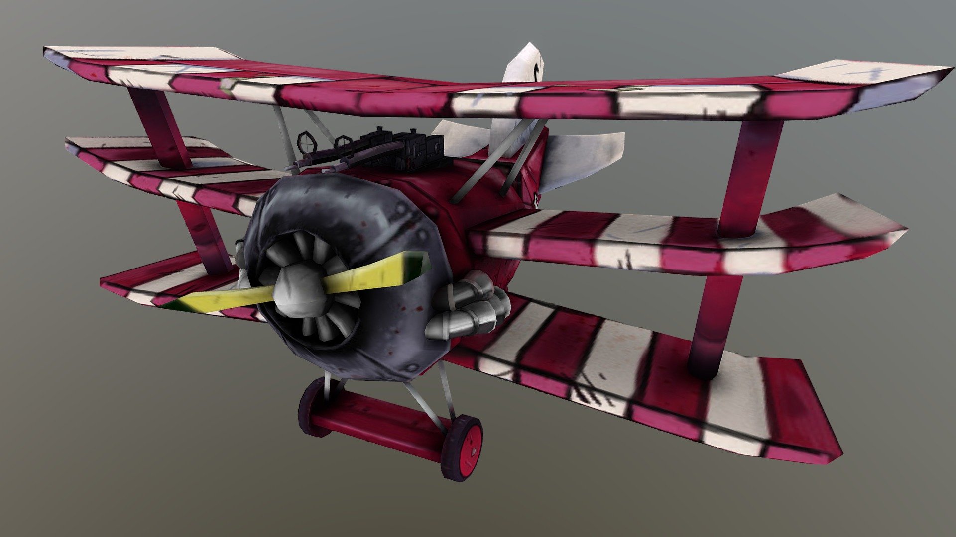 DAE Game Art 1 - Triplane - 3D model by Renée Vianen (@reneevianen ...
