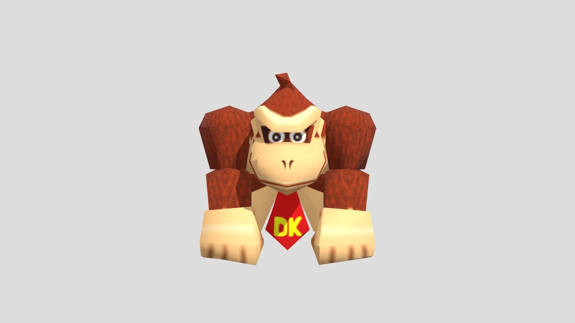 Donkey Kong - (Mario Party 2) - Download Free 3D model by Troid Sairrax ...