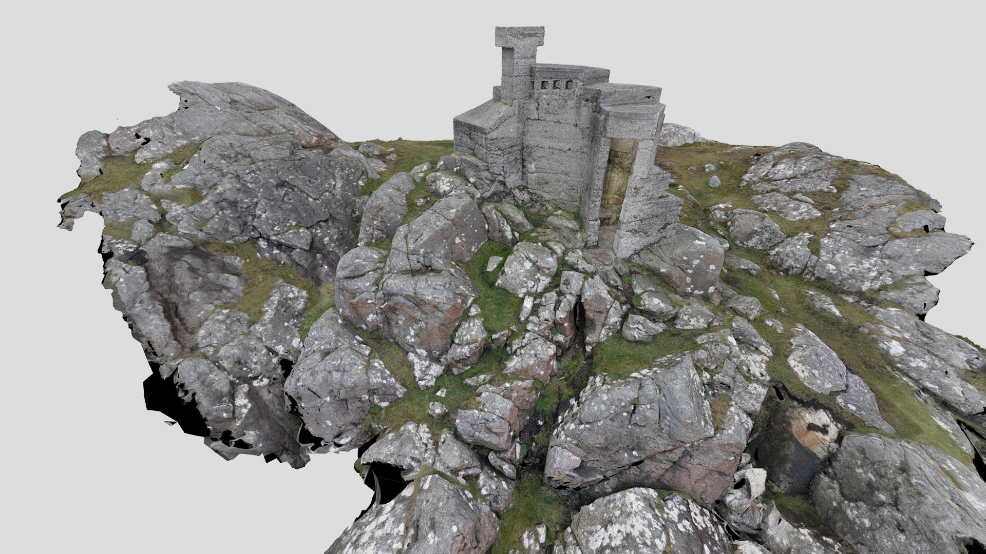 HERMITS CASTLE, ACHMELVICH - 3D model by peterbarry [51cf386] - Sketchfab