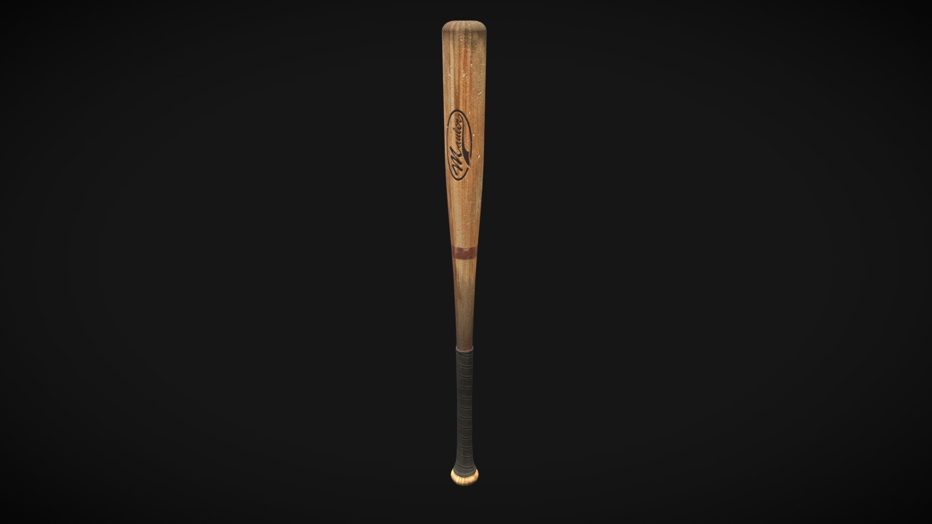 Mauler Wooden Baseball Bat - 3D model by Cory Smith (@cory.smithereens ...
