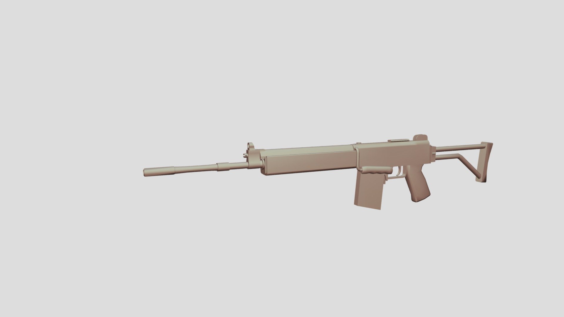 Low Poly Western Battle Rifle - Download Free 3D model by Dezryelle ...