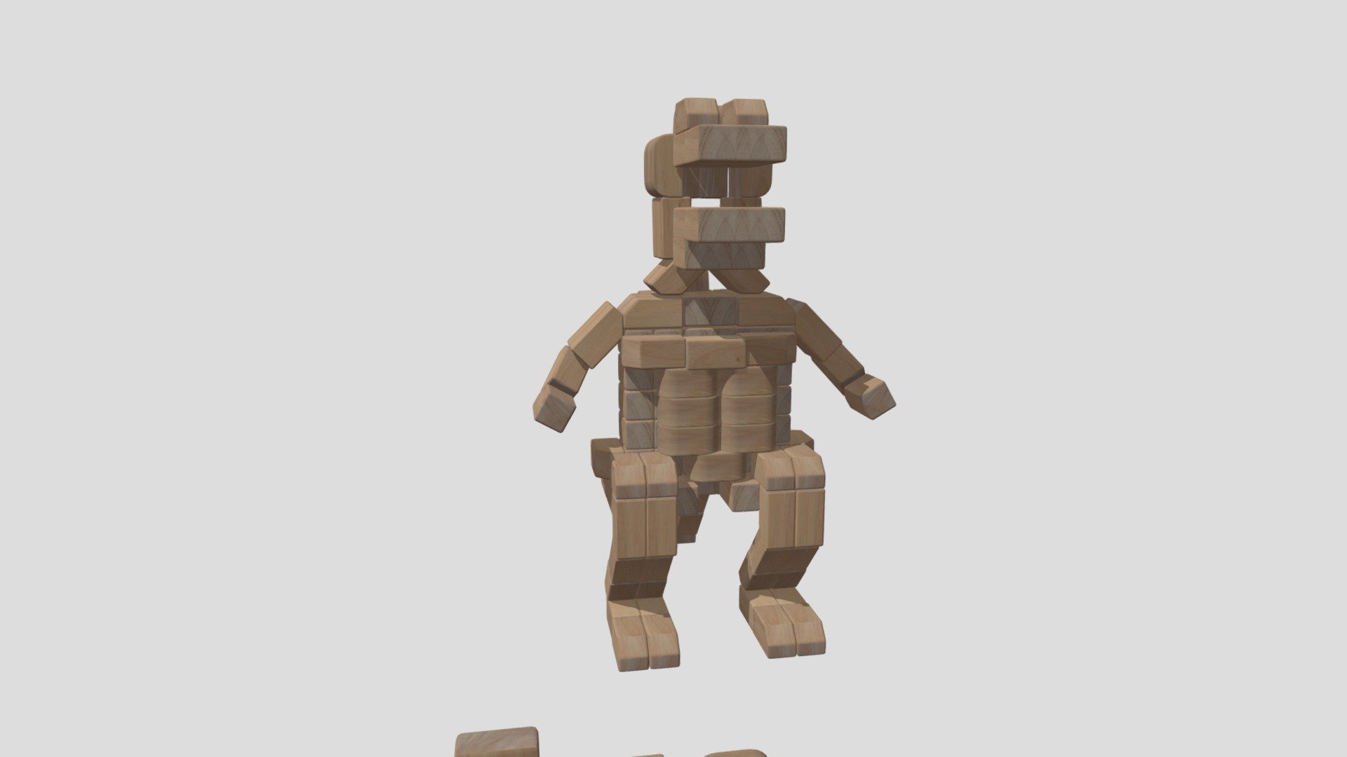 Blockzilla - Download Free 3D model by reverha [51d2d71] - Sketchfab