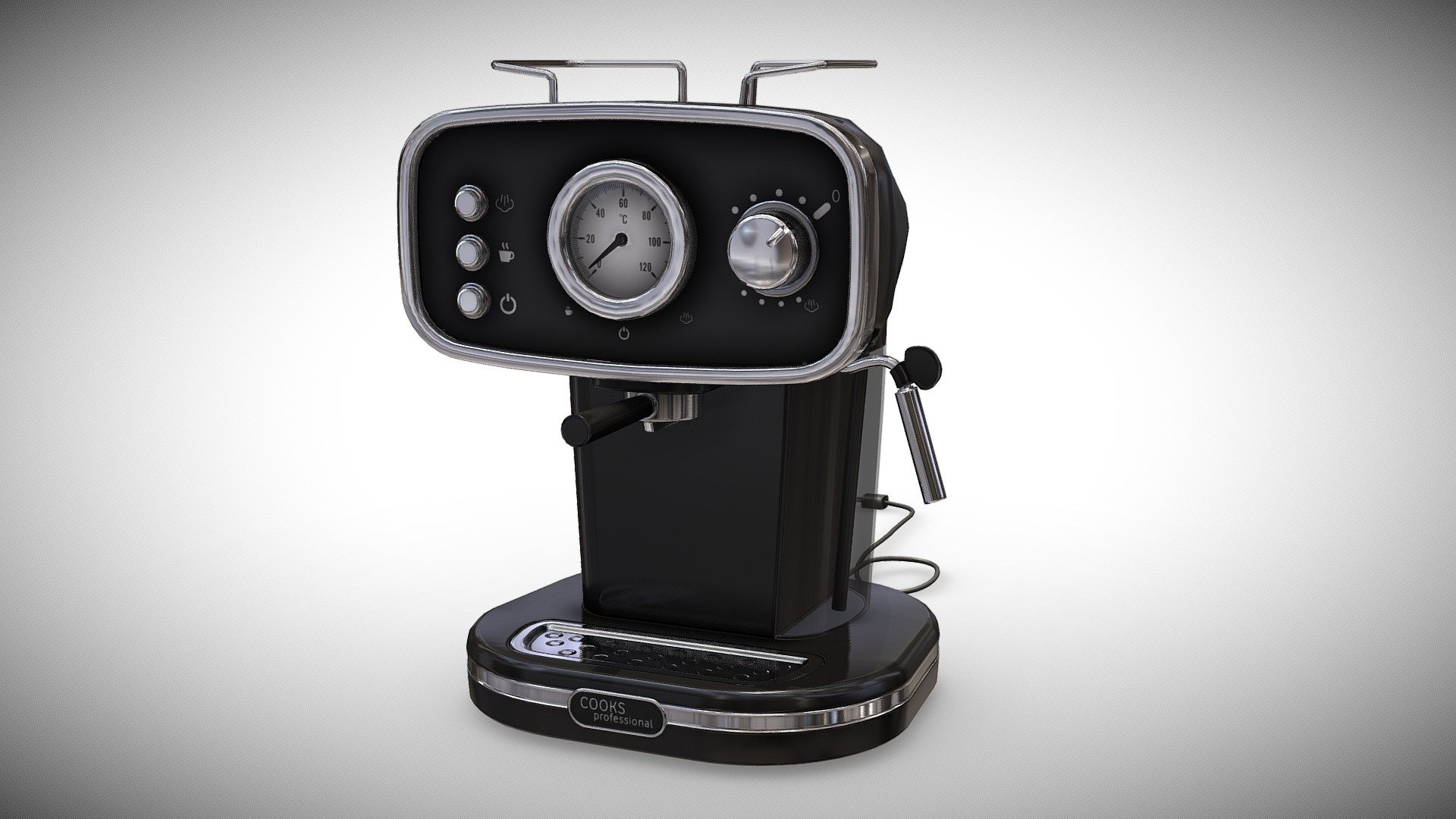 Retro Coffe Machine Lowpoly - Buy Royalty Free 3D model by rfarencibia ...