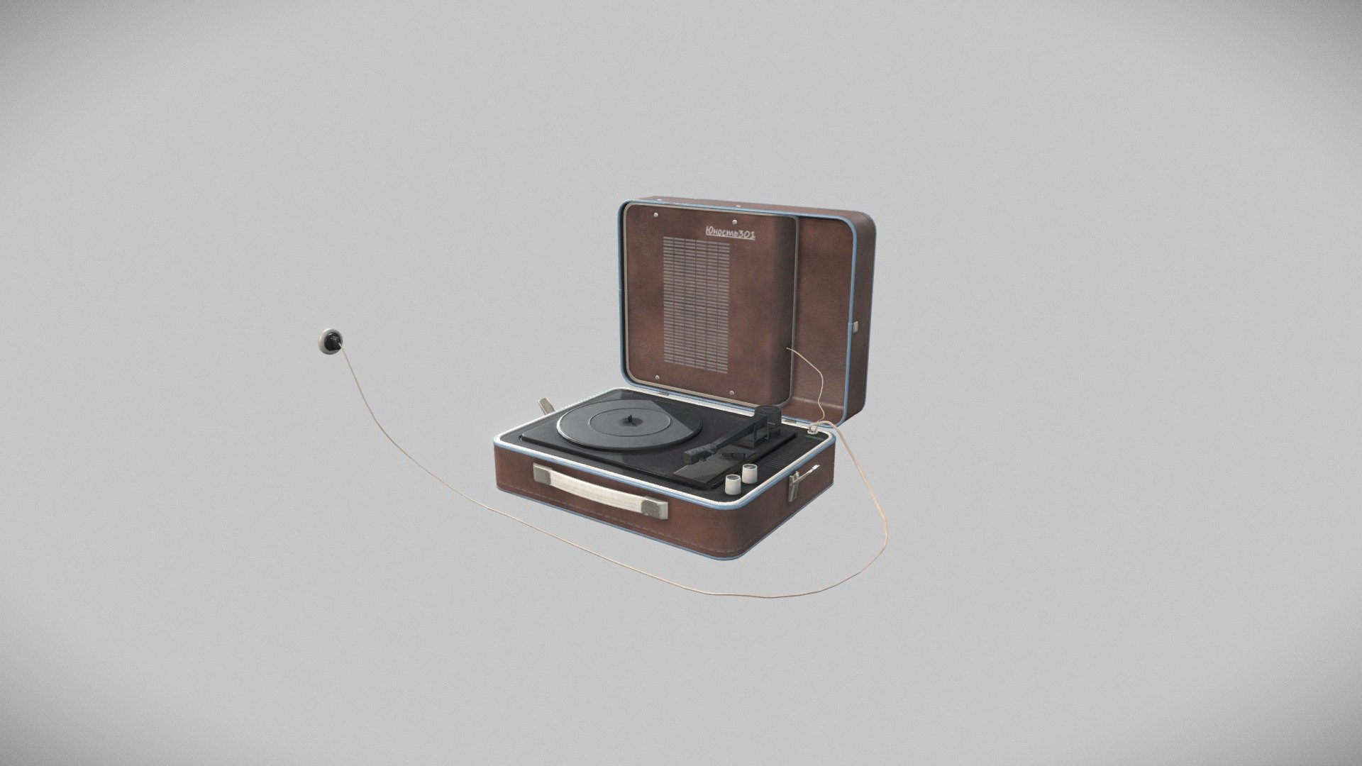 Vinyl player - 3D model by bbjuice [51d4493] - Sketchfab