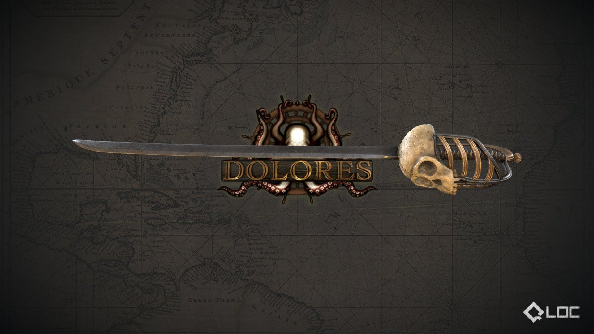 QLOC Internal: Dolores - Pirate sword - 3D model by QLOC [51d4760 ...