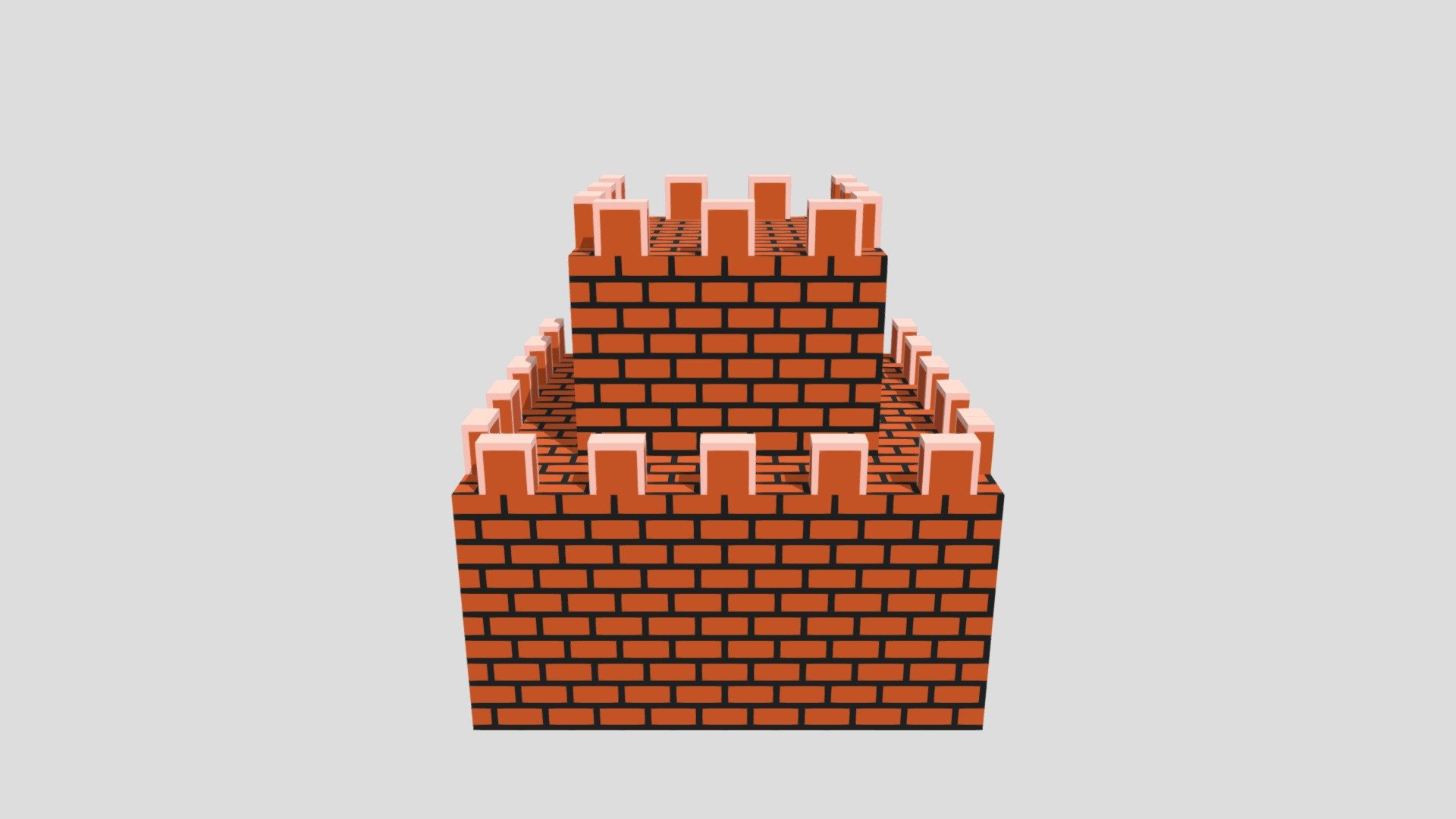 MARIO BROS. CASTLE - 3D model by bionicLMAO (@itsBionicyt) [51d4acb ...