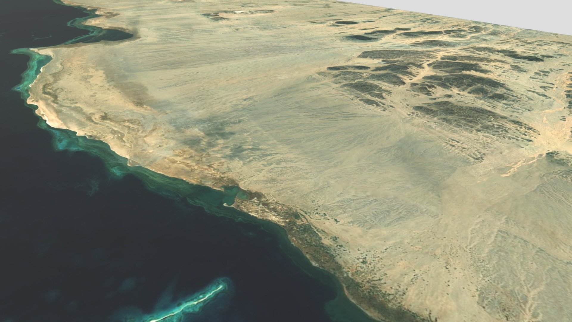Mecca and the Red Sea Saudi Arabia - n20 e37 - Buy Royalty Free 3D ...