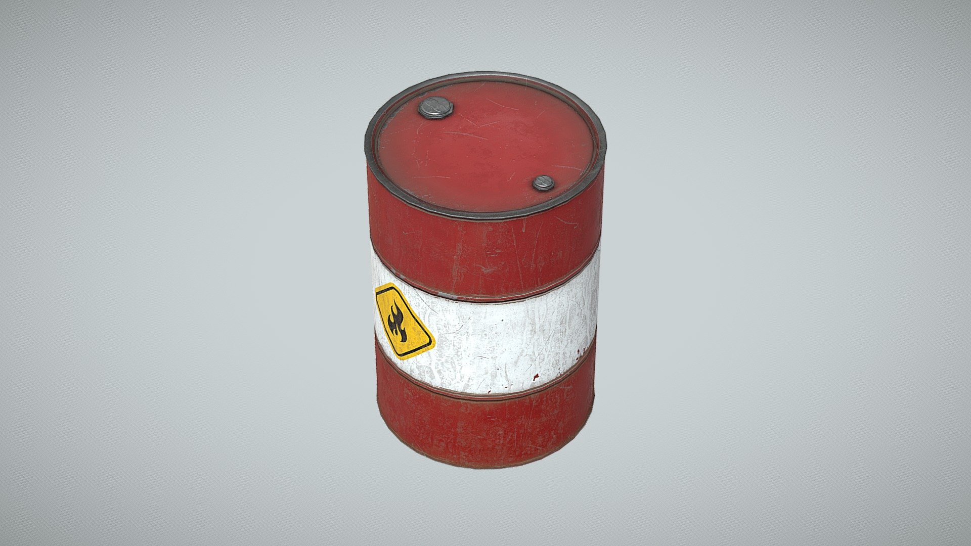 Oil Barrel - 3D model by Outlier Spa (@outlier_spa) [51d8bfe] - Sketchfab