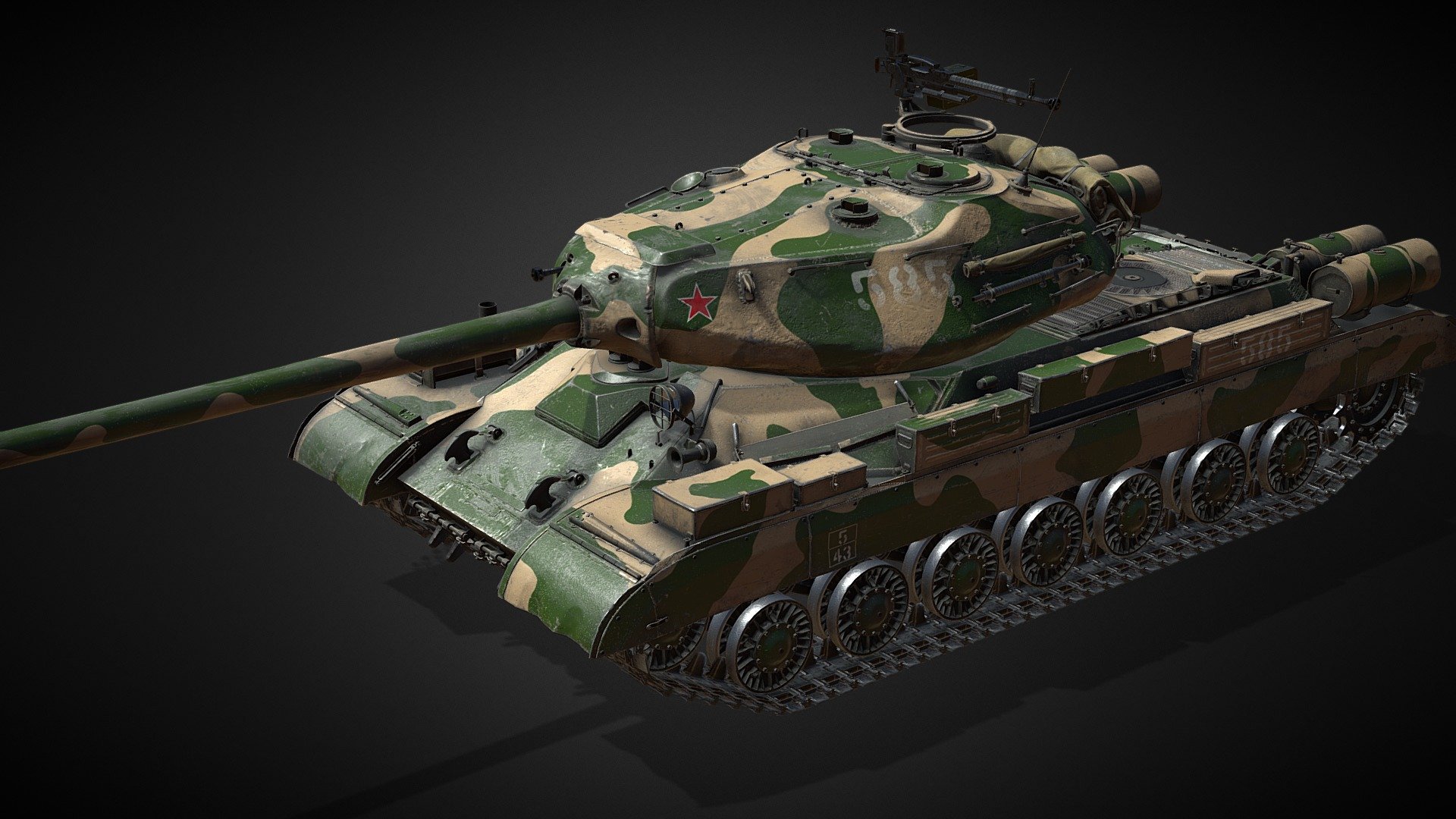IS-4M desert camo - 3D model by KEOMOPS [51d8d1f] - Sketchfab