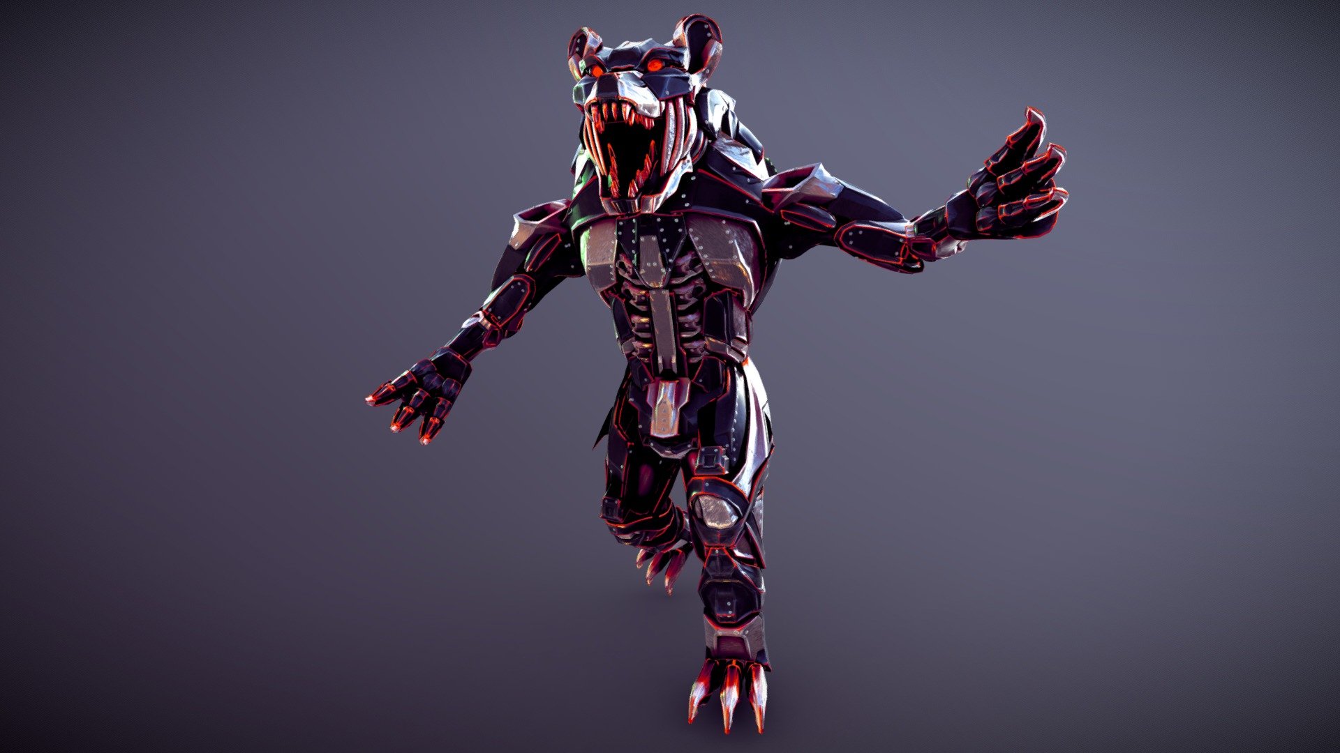 Horrible Robot Bear - 3D model by Korneev Nikita Kirillovich ...