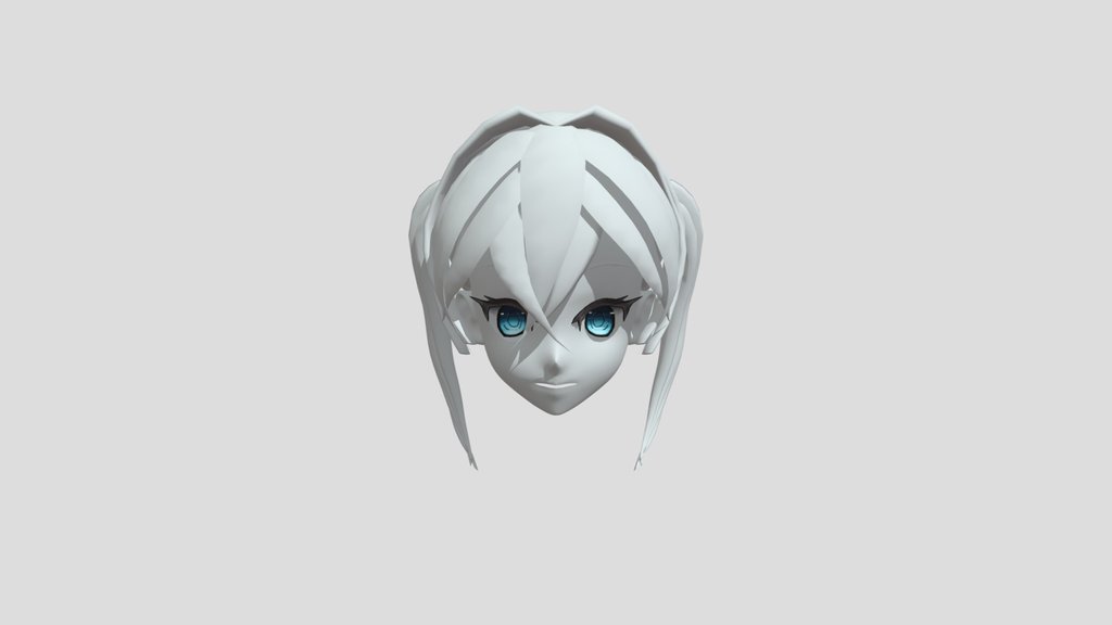 Anime Head Hair Pack Projects - A 3D model collection by neutralize ...