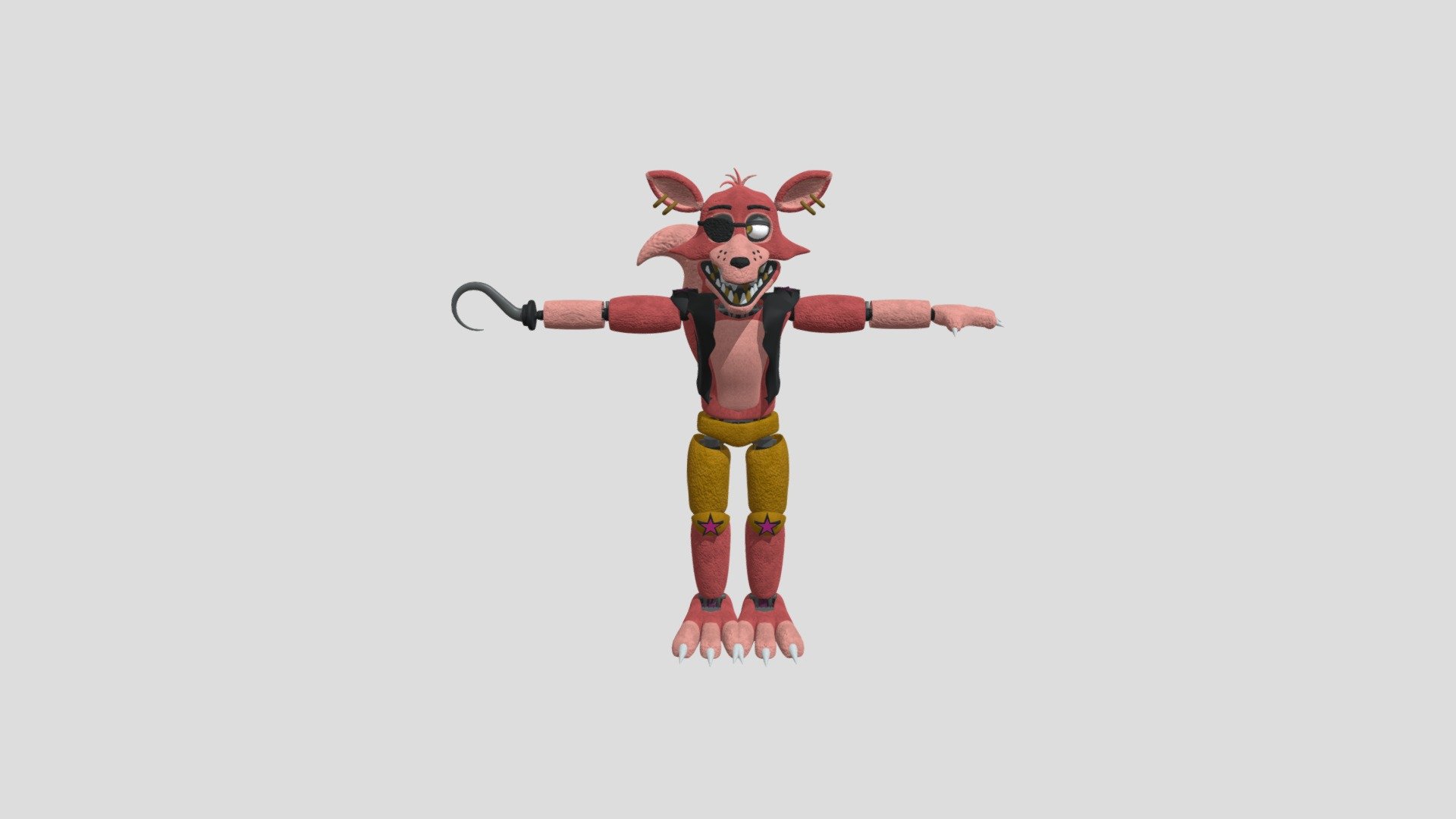 Star unwithered foxy itzbunny - Download Free 3D model by Bunks Stark ...