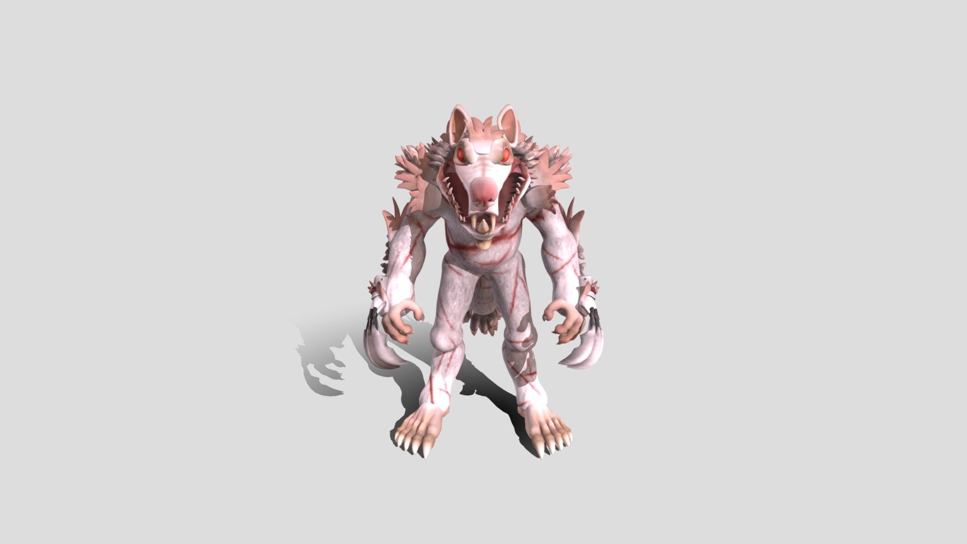 Werewolf - 3D model by GroxDeleted [51dc0da] - Sketchfab