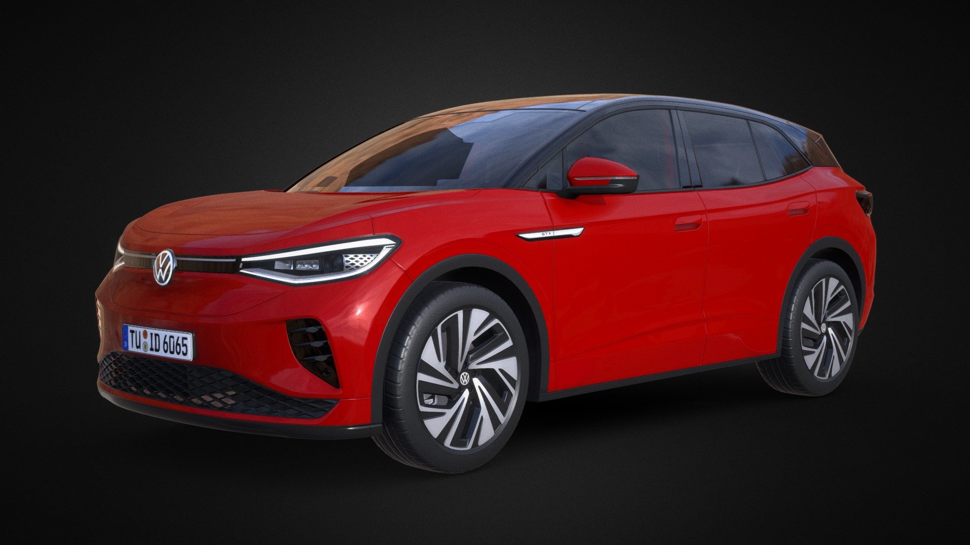 Volkswagen ID.4 GTX - 3D model by 3DStarving [51dccc1] - Sketchfab