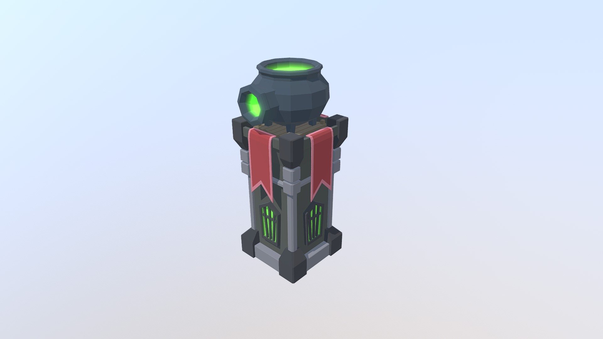 Toxic Sludge Tower - Download Free 3D model by eggtoast [51dd010 ...