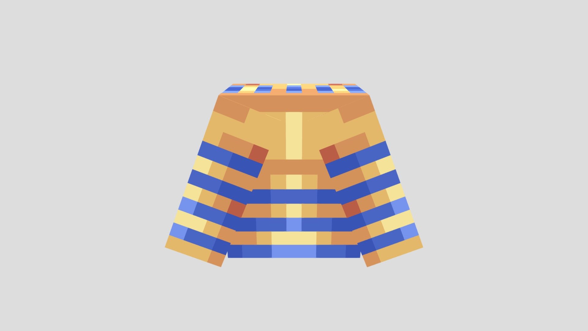 Pharaoh Headdress - 3D model by godish (@cameronss1108) [51e24b9 ...