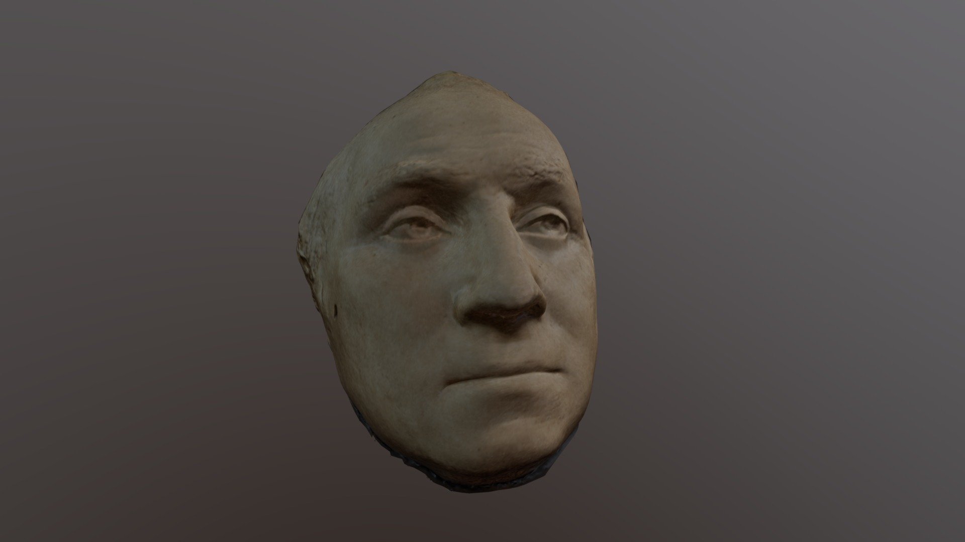 George Washington Life Mask - 3D model by Jonathan Young (@sketchdoc ...