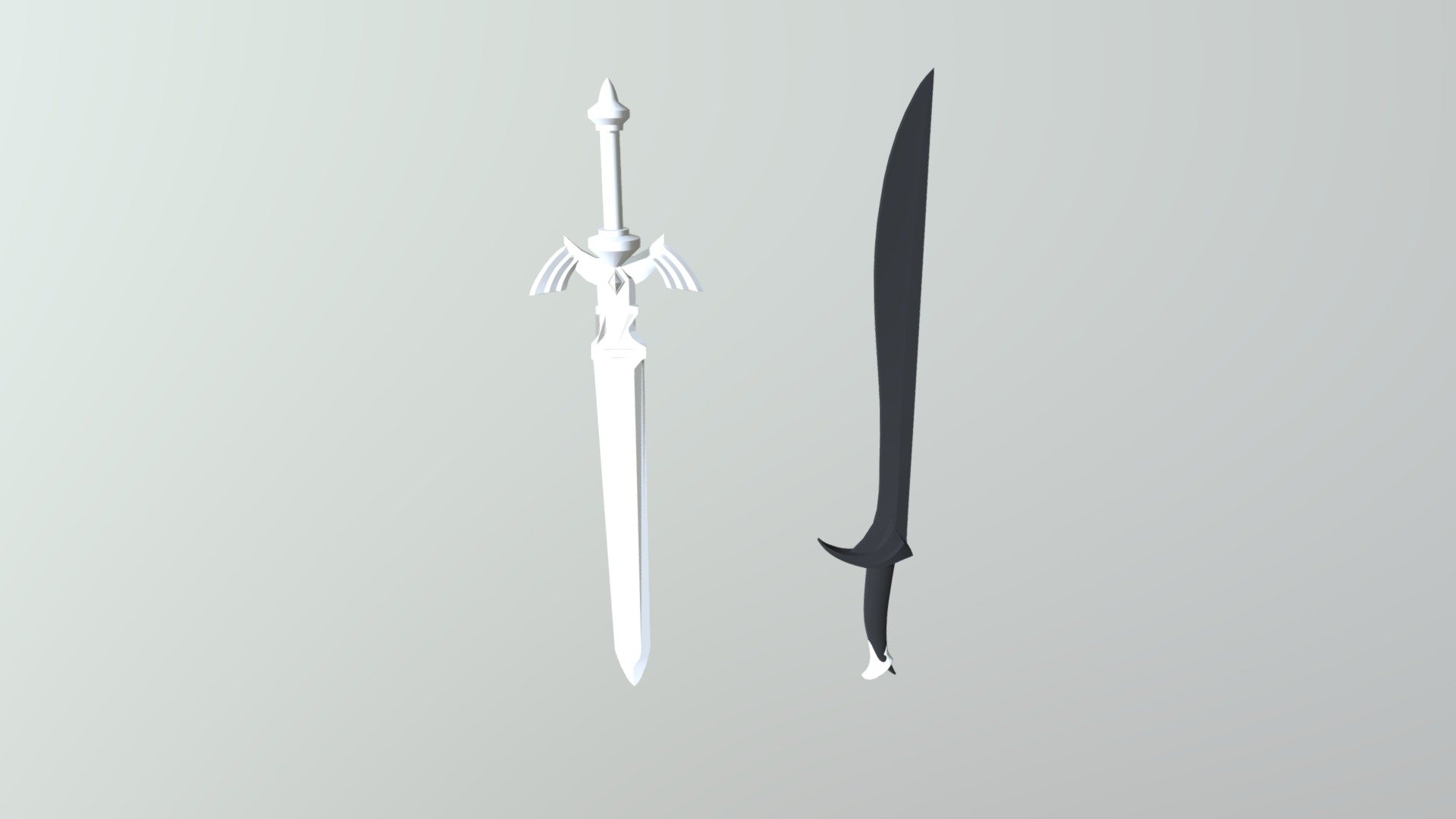 2 Swords(Uv Map) - 3D model by B_rice253 [51e550e] - Sketchfab