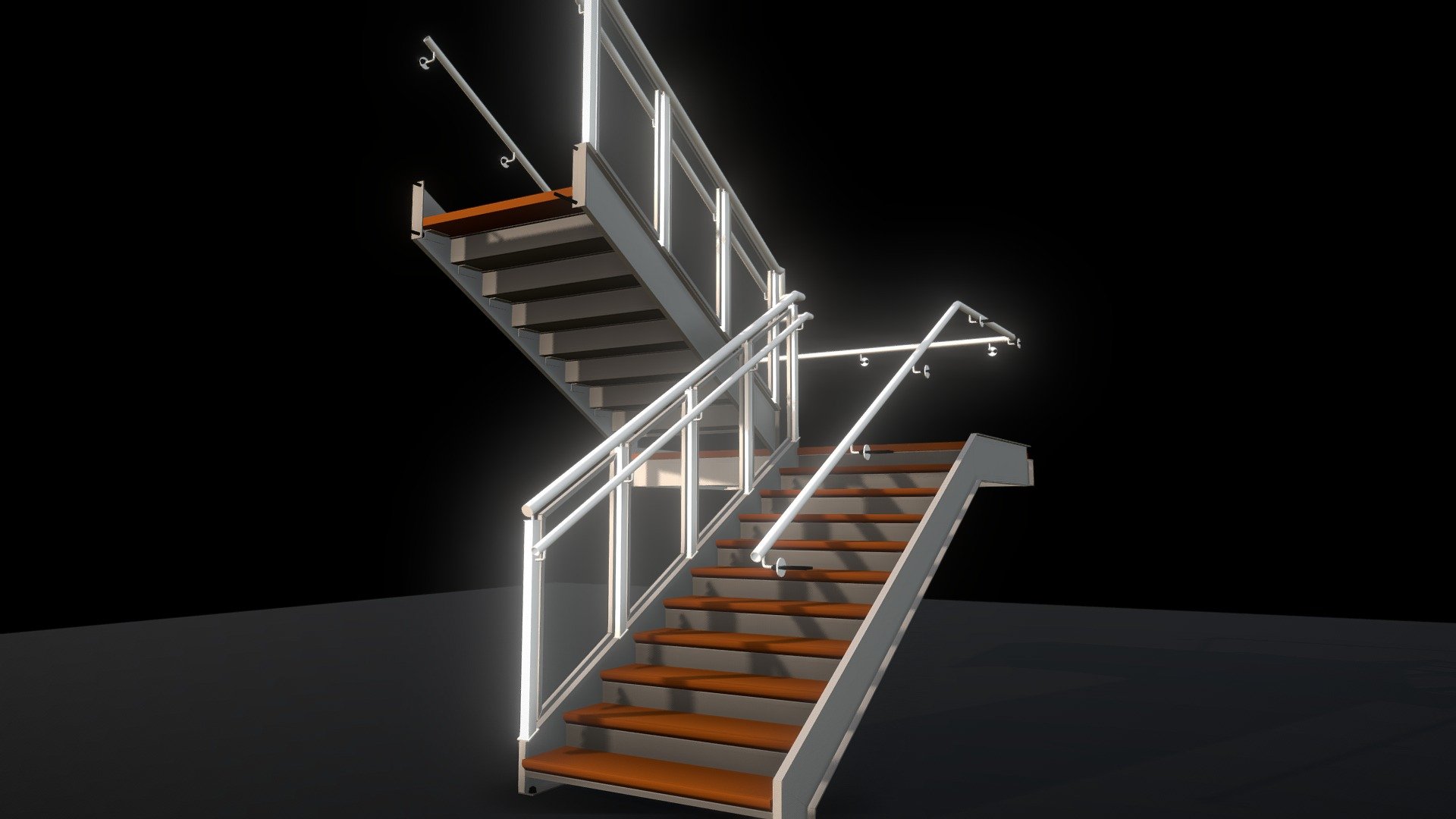 49 - STEEL STAIRS & FIRE ESCAPES - 3D model by apoiocad [51e7722 ...