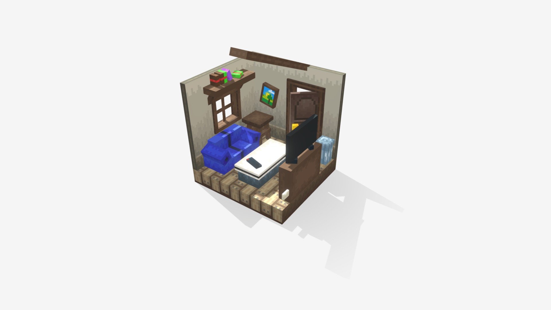 Isometric Low Poly Living Room - Download Free 3D model by RealJoshMC ...