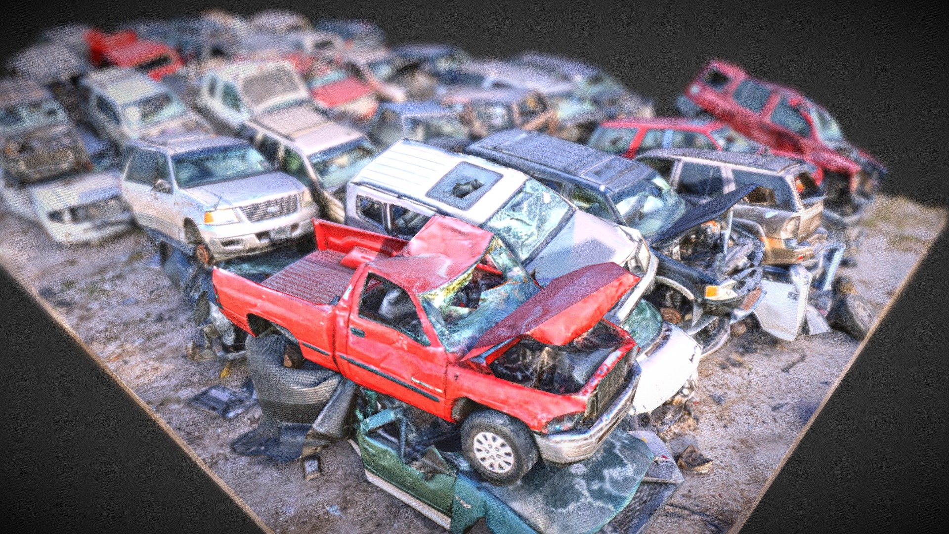 Stack of Junk SUV - 3D model by kware design (@kwaredesign) [51e9080 ...
