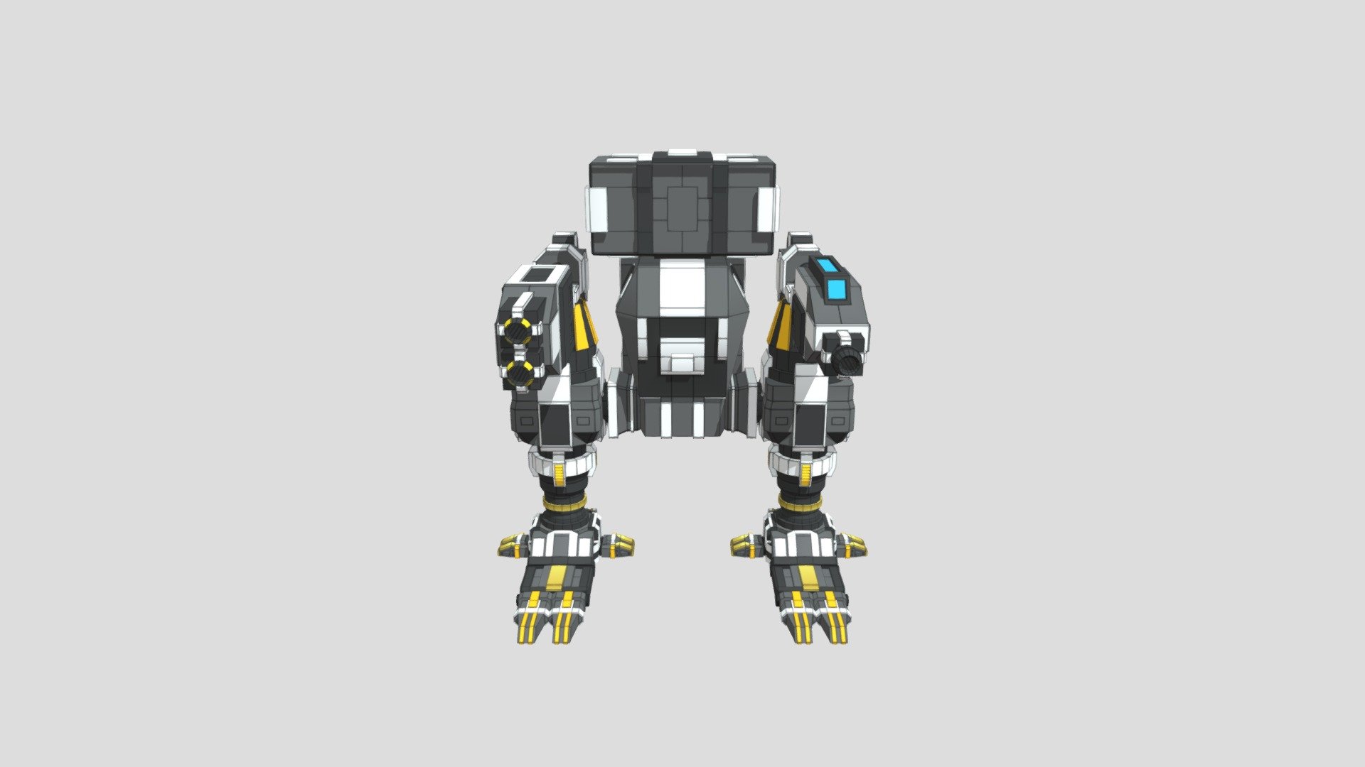 【CM-02_JunkWalker_Ver3】(.obj)sample - Download Free 3D model by GEAR114 ...