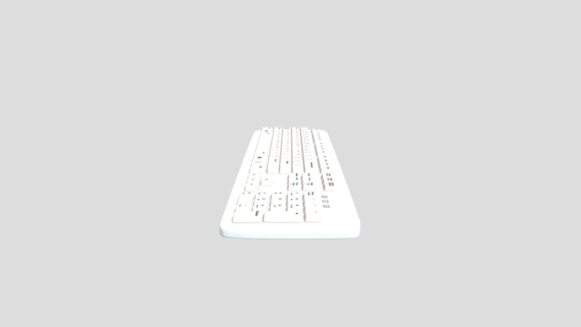 keyboard - 3D model by muhammadbintayyab11 [51ea46f] - Sketchfab