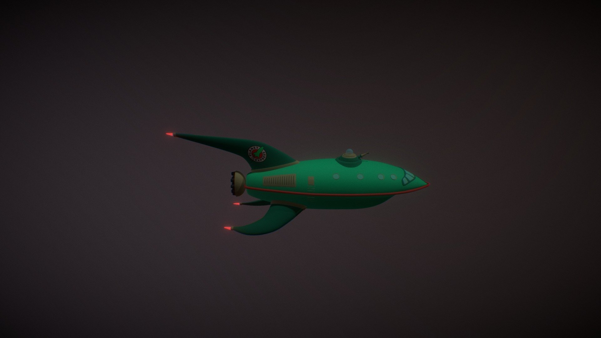 Planet Express SpaceShip - Download Free 3D model by Raver [51eb6b7 ...