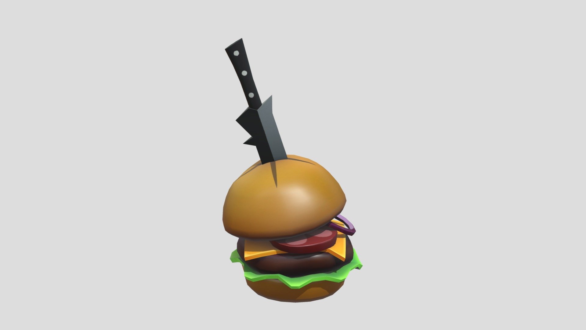 Stylized Burger - Download Free 3D model by Jose Daniel Montelongo ...