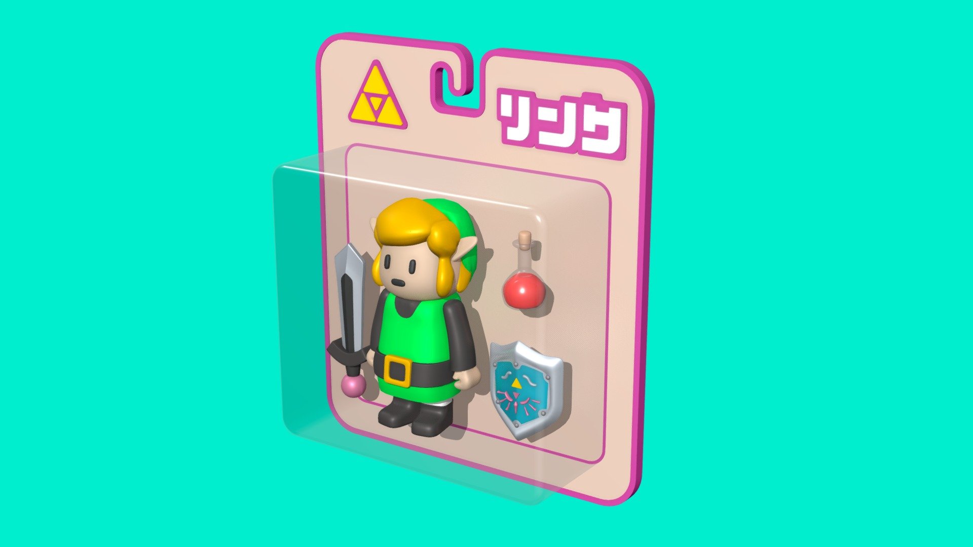 Zelda - Link Toy - 3D model by Pablopcb [51ebe16] - Sketchfab