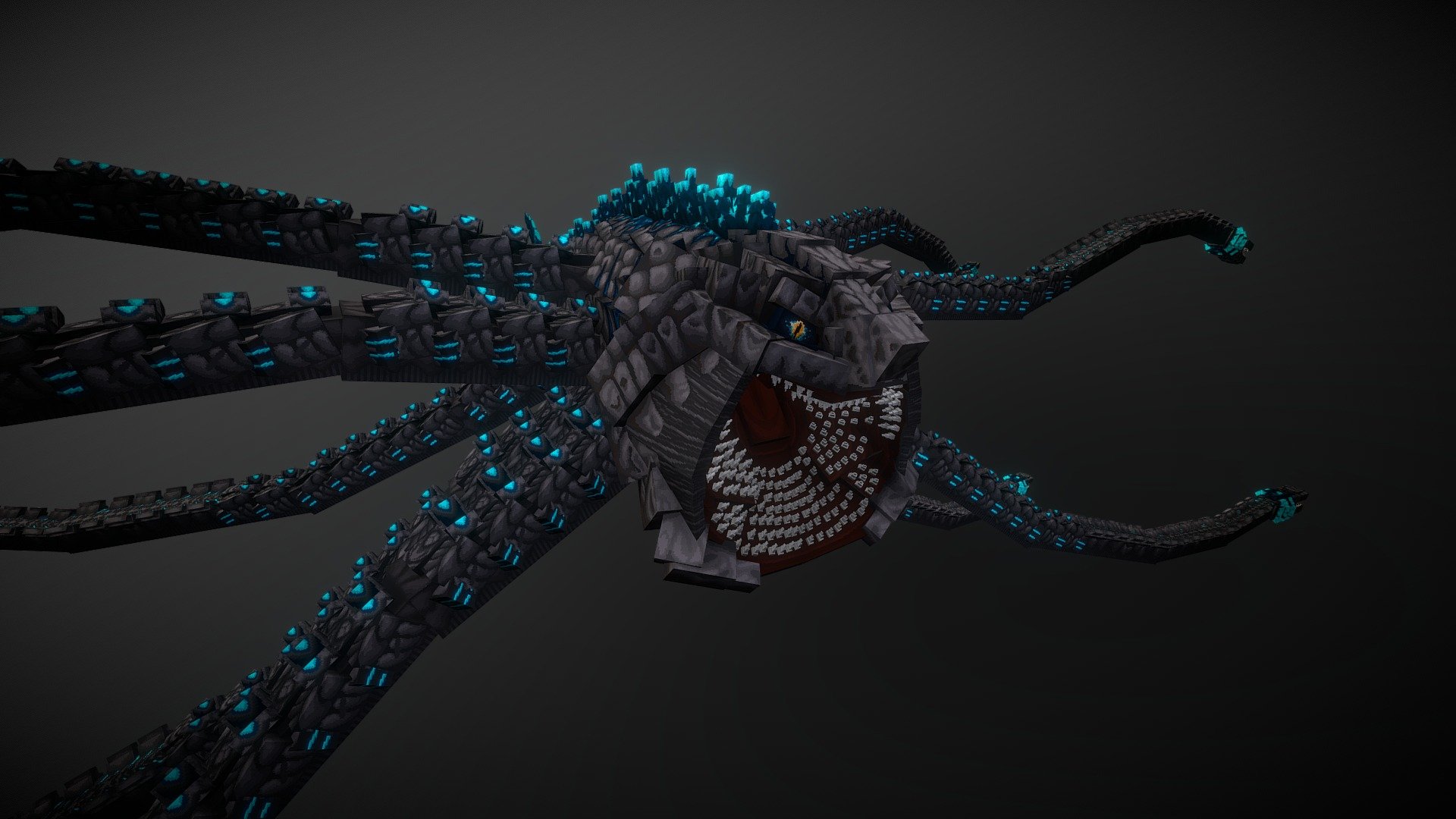 Leviathan monster model - 3D model by sickosoji [51ec16b] - Sketchfab