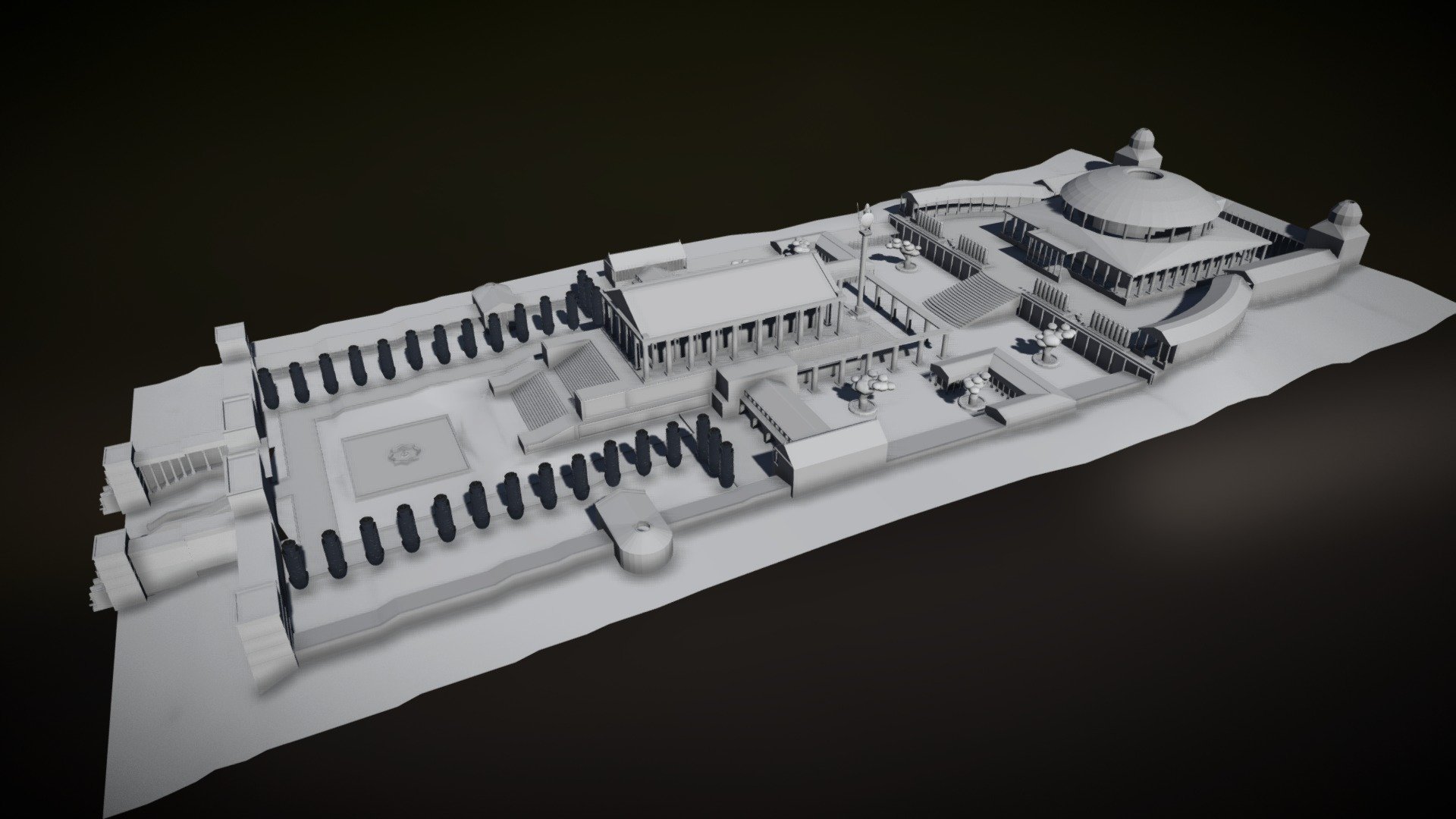 Reconstruction "Libary of Alexandria" - 3D model by DoJiMoDa [51ed617 ...