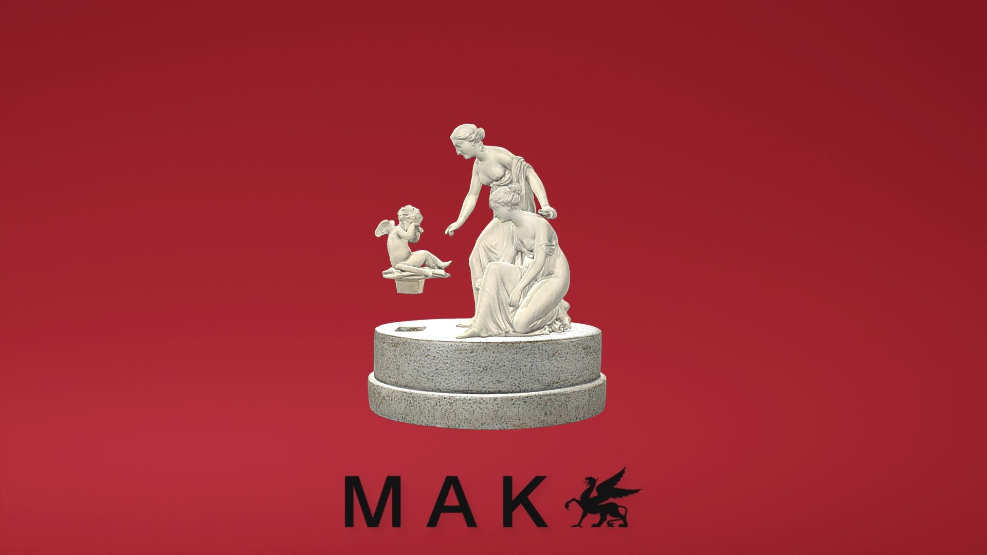 Cupid weeping in front of two women - 3D model by MAK – Museum of ...