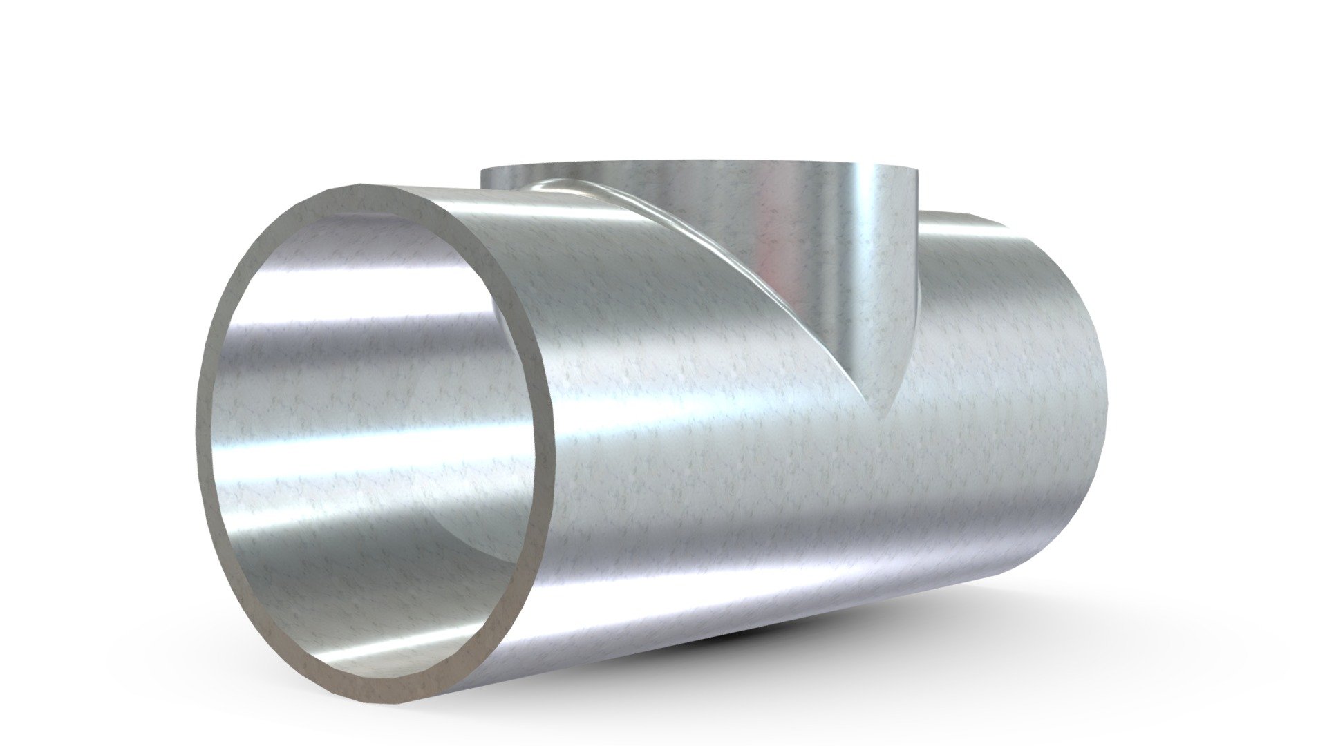 EN1053-4 Welding tee - 3D CAD model - 3D model by Freek de With (@3DCADengineer) [51efeef ...