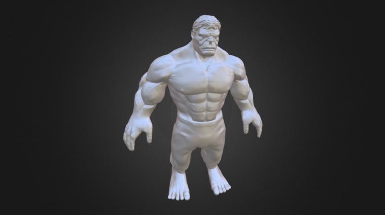 Hulk - Download Free 3D model by mariapaula.magalhaes [51eff30] - Sketchfab