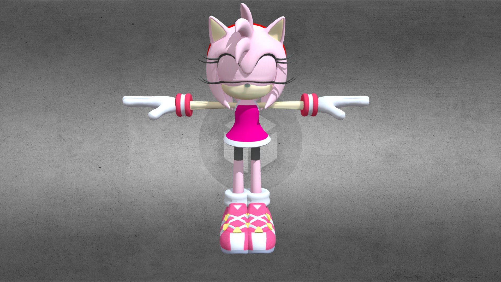 Amy Rose (Tokyo 2020) - Download Free 3D model by SonicprimeG19 ...