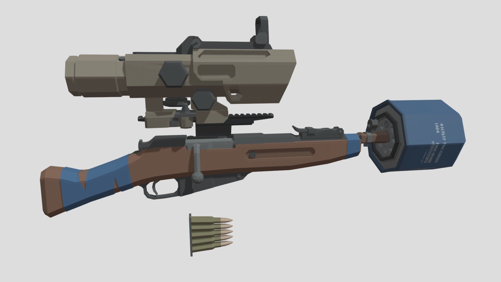 Low-Poly Mobrez "Komar" - 3D model by Хлюпич (@hlupich) [51f2540 ...