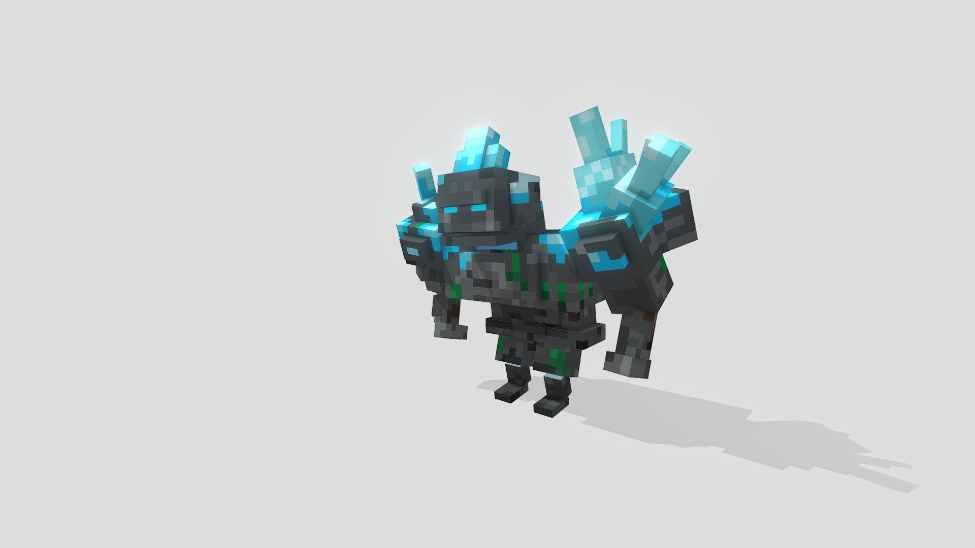 Minecraft Ice Golem - Download Free 3D model by lazzawade [51f4524] - Sketchfab
