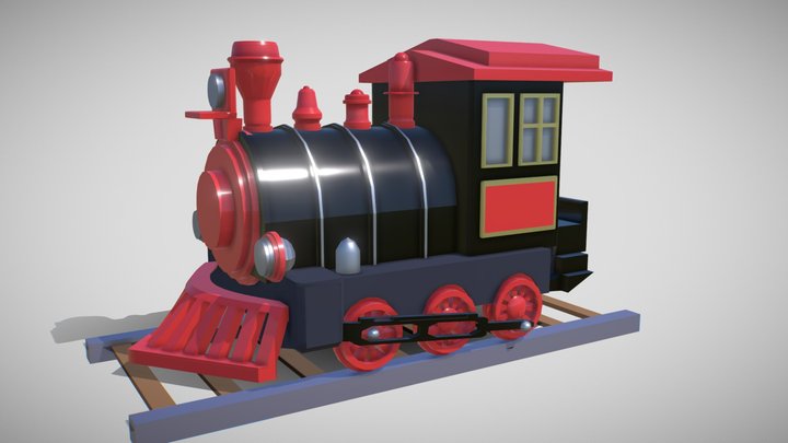 Toytrain 3D models - Sketchfab